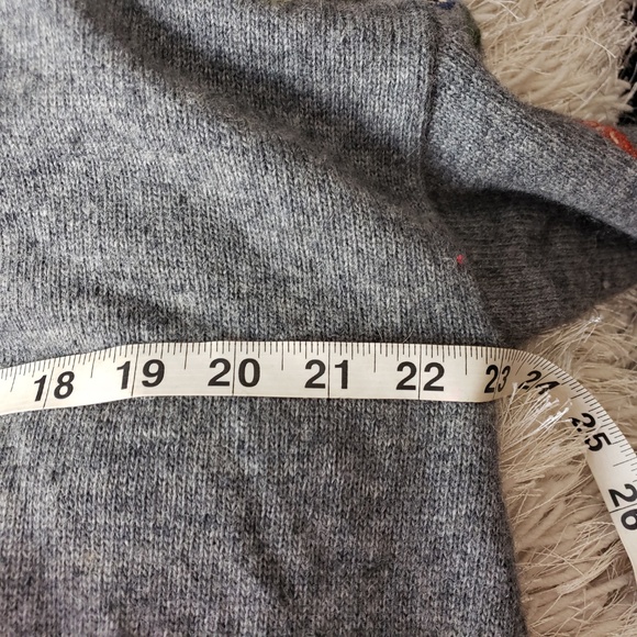 THML | Sweaters | Thml Floral Gray Sweater Size M Ruffle Hem H | Poshmark